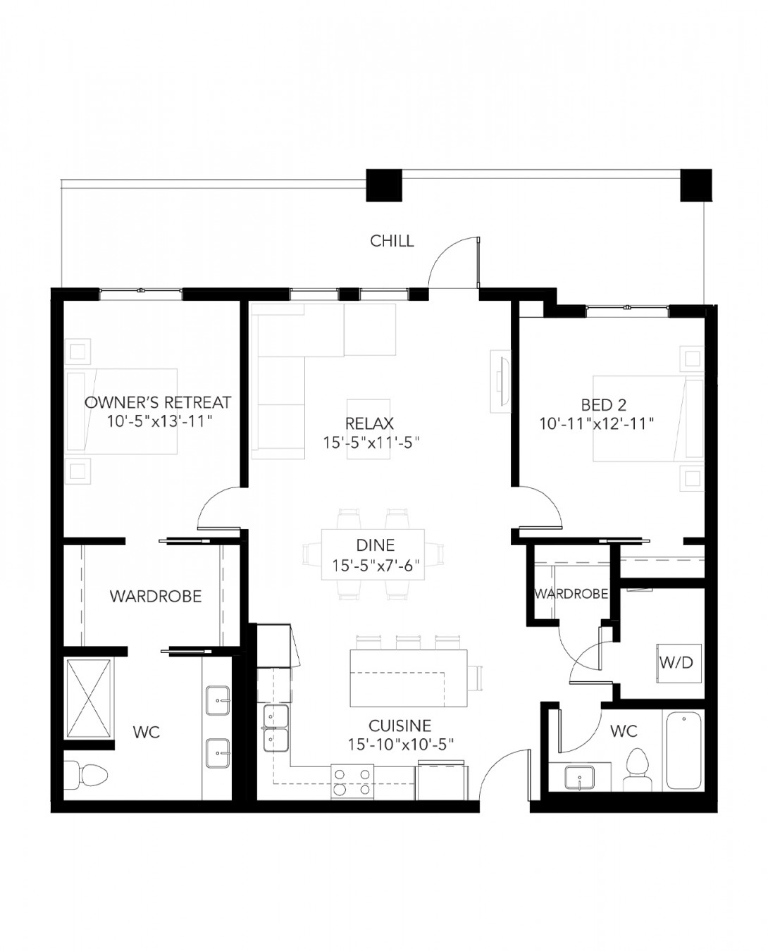 Floorplans - The Whitney at Aspen | The Whitney at Aspen
