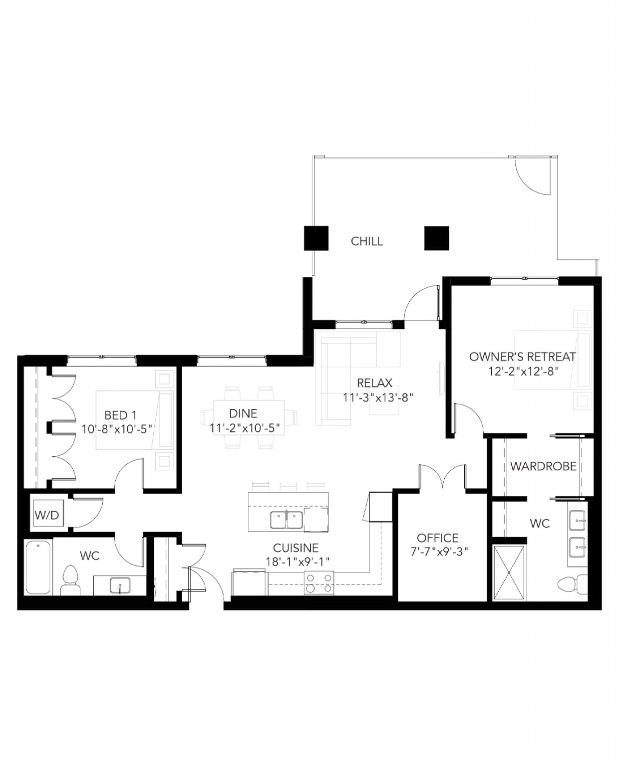 Floorplans - The Whitney at Aspen | The Whitney at Aspen